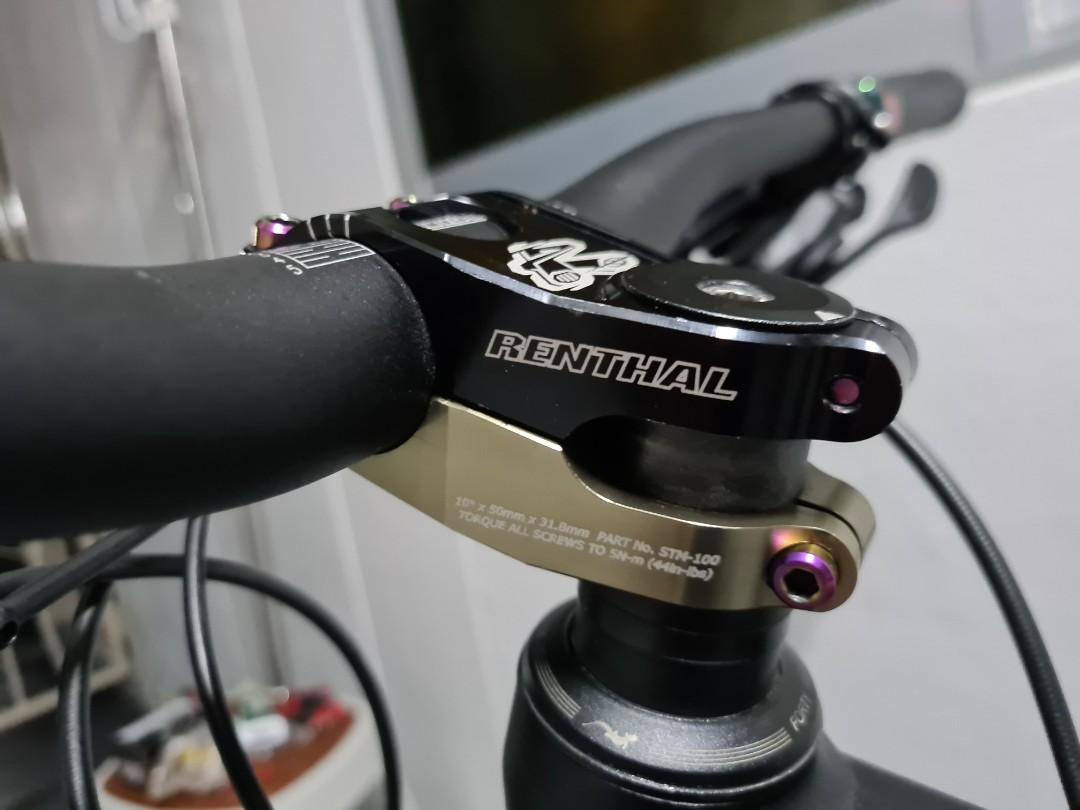Renthal Duo stem / Renthal Fatbar, Sports Equipment, Bicycles & Parts ...
