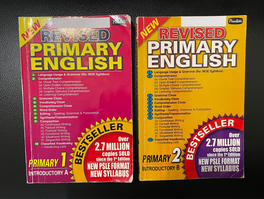 Revised Primary English - P1 & P2 ($2 each), Hobbies & Toys, Books ...