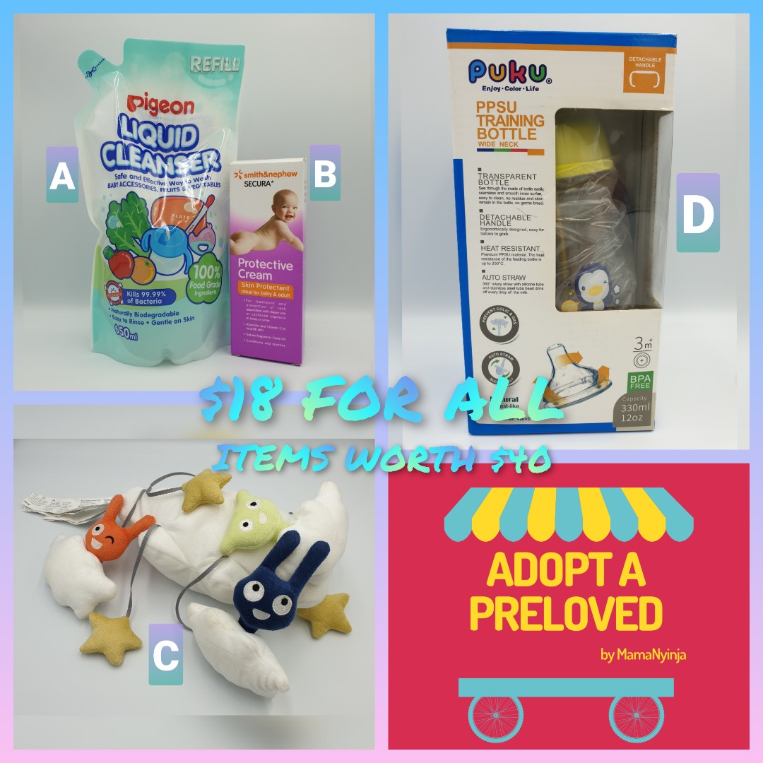 SALE - Baby Items worth $40, Babies & Kids, Nursing & Feeding on Carousell