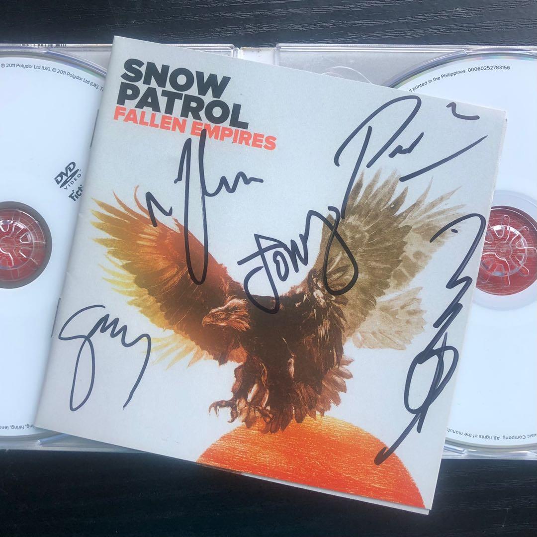 Signed Snow Patrol CD/DVD, Hobbies & Toys, Music & Media, Music ...