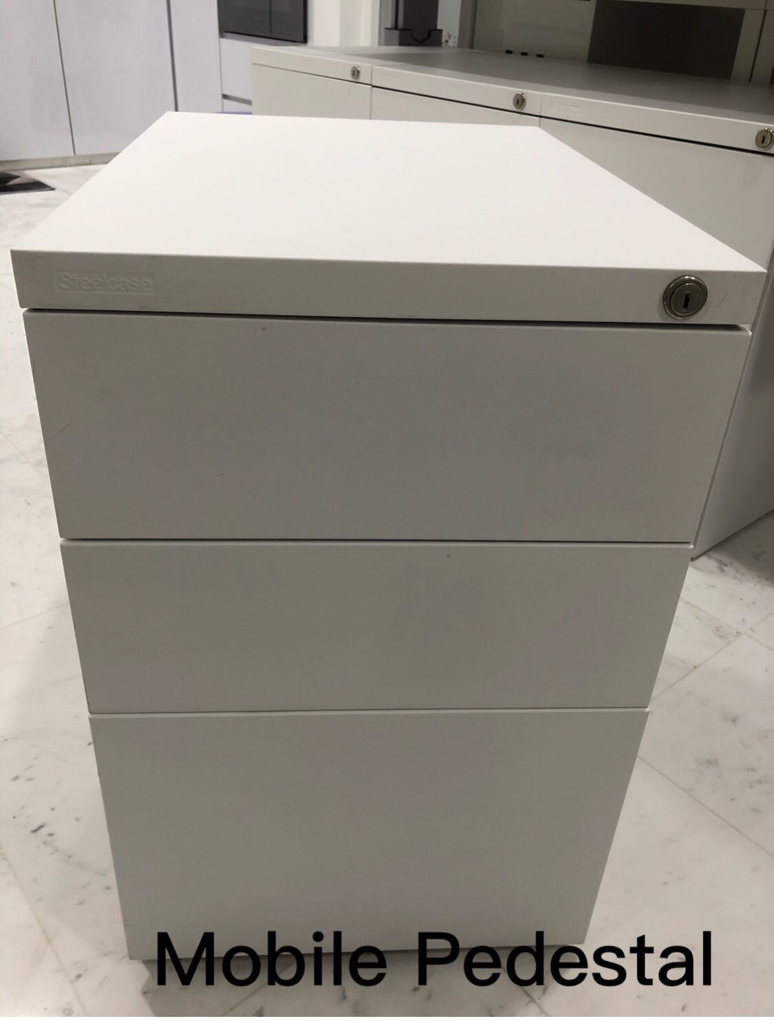Steelcase pedestal , Furniture & Home Living, Furniture, Tables & Sets ...