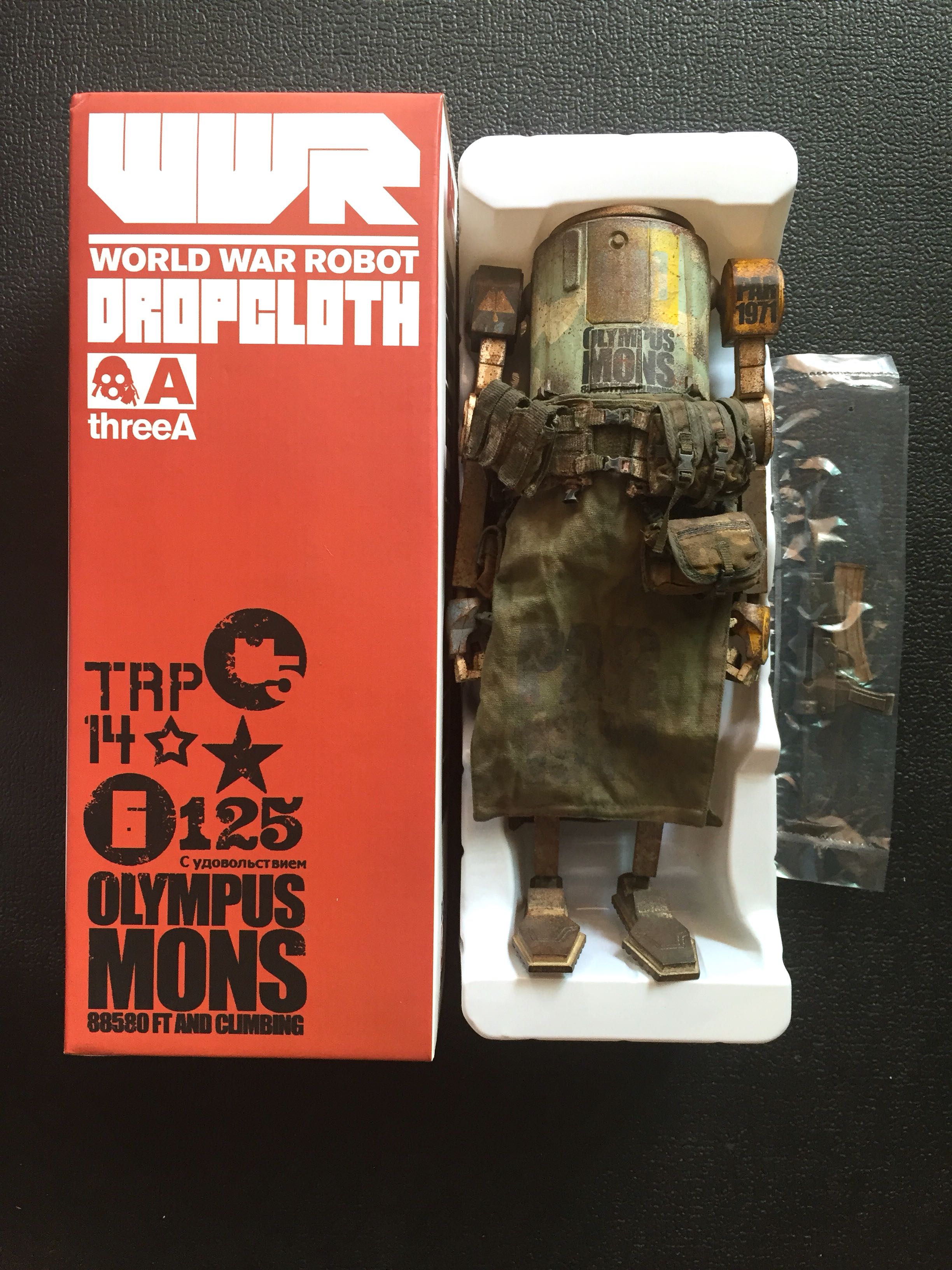 ThreeA 1/6 Dropcloth Olympus Mons Deimos 3A Ashley Wood 12inch WWR ...