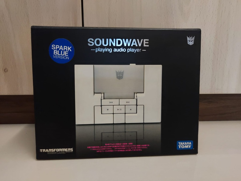 TakaraTomy Transformers Music Label Soundwave (Spark Blue) MP3 Player ...