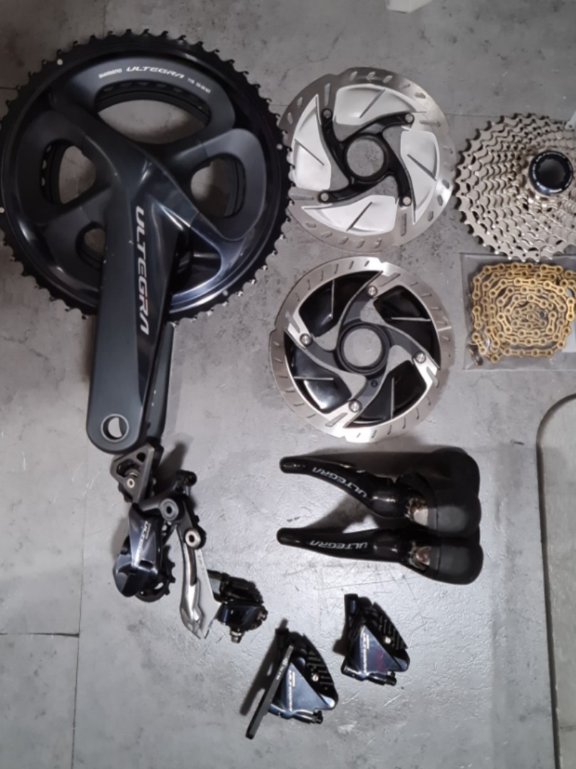 Used ultegra r8020 disc groupset, Sports Equipment, Bicycles & Parts ...