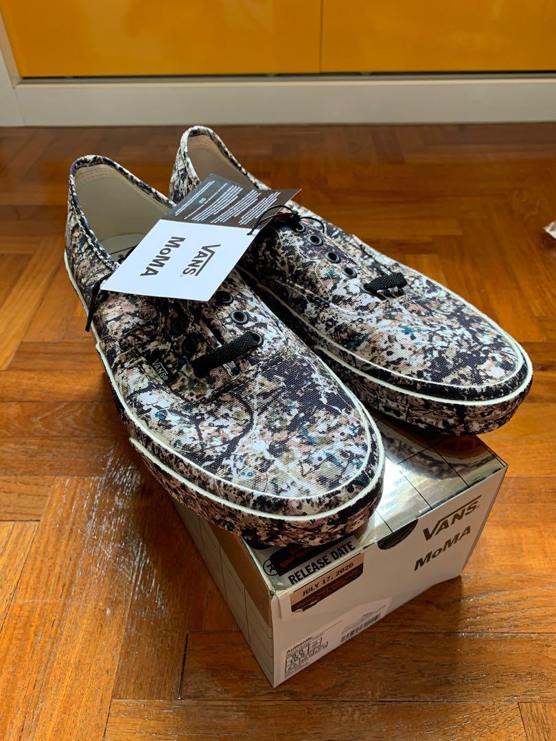 Vans MoMA Jackson Pollock US9, Men's Fashion, Footwear, Sneakers on ...
