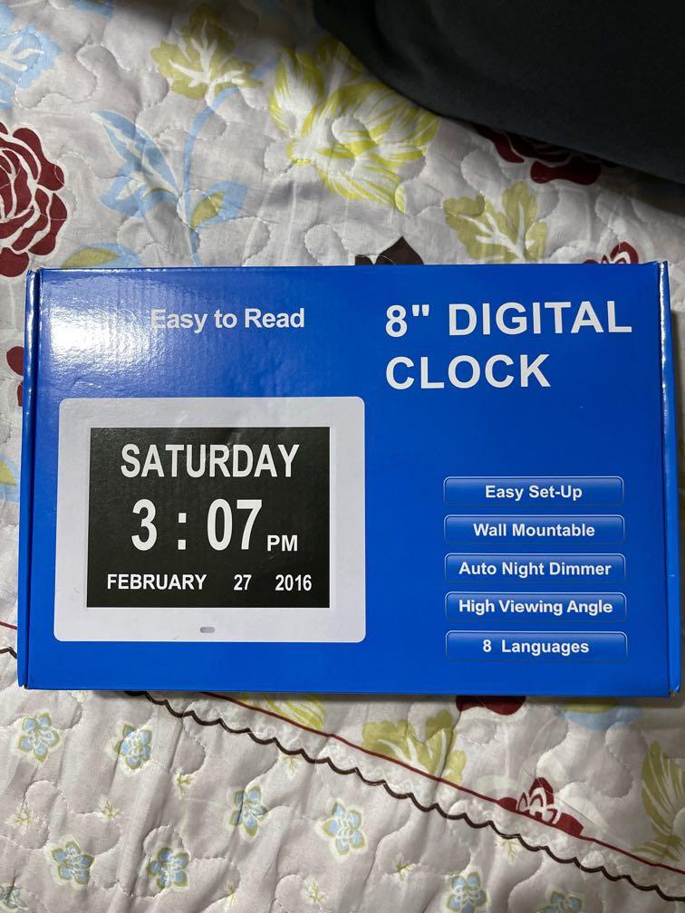 8 DIGITAL CLOCK, Bulletin Board, Looking For on Carousell