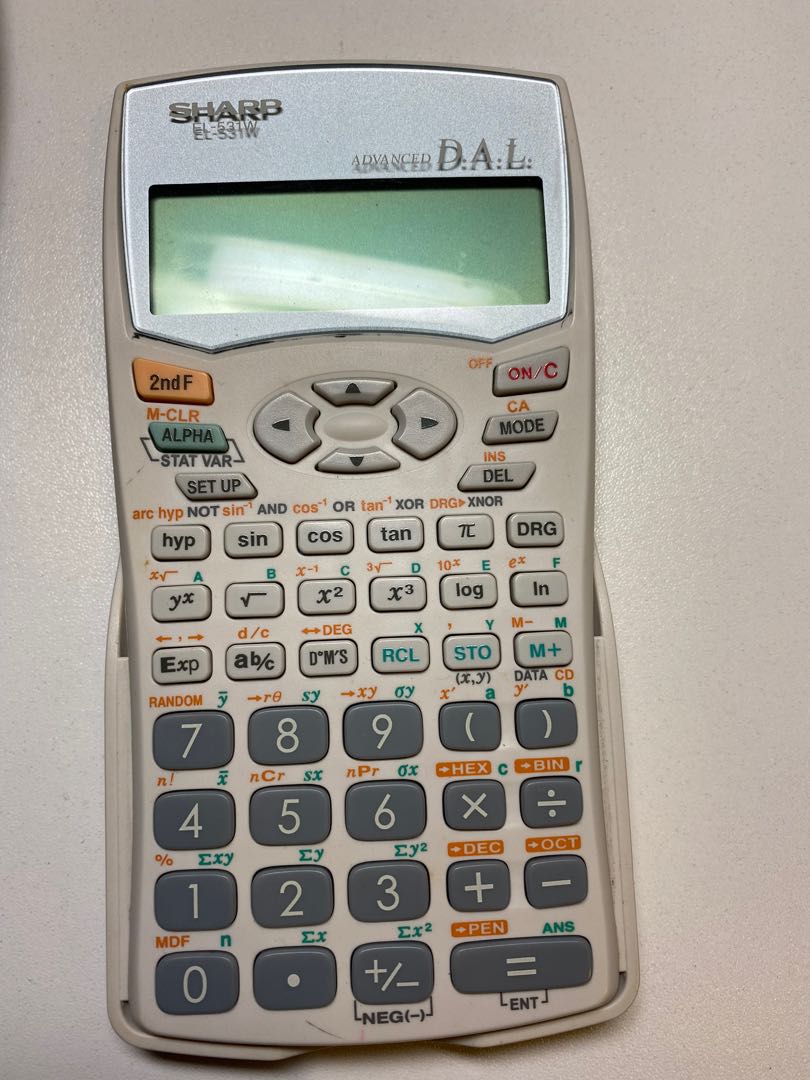 計數機 SHARP EL 531W, 興趣及遊戲, 手作＆自家設計, 其他 - Carousell