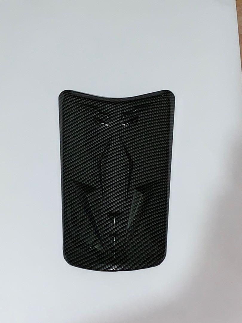 Aerox Tank carbon cover, Motorcycles, Motorcycle Accessories on Carousell