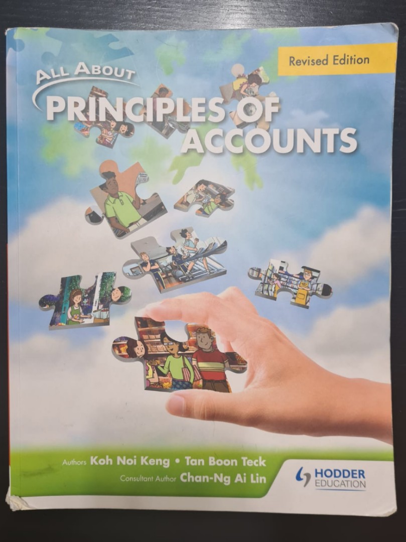 All About Principles Of Accounts Textbook and Workbook, Hobbies & Toys ...