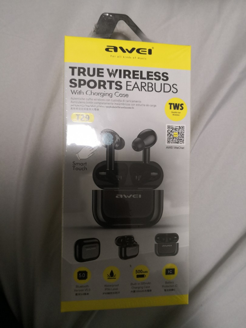 Awei wireless earbuds, Audio, Earphones on Carousell