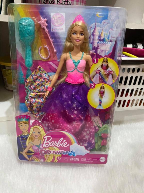 Barbie Dreamtopia 2-in-1 Princess doll, Hobbies & Toys, Toys & Games on ...