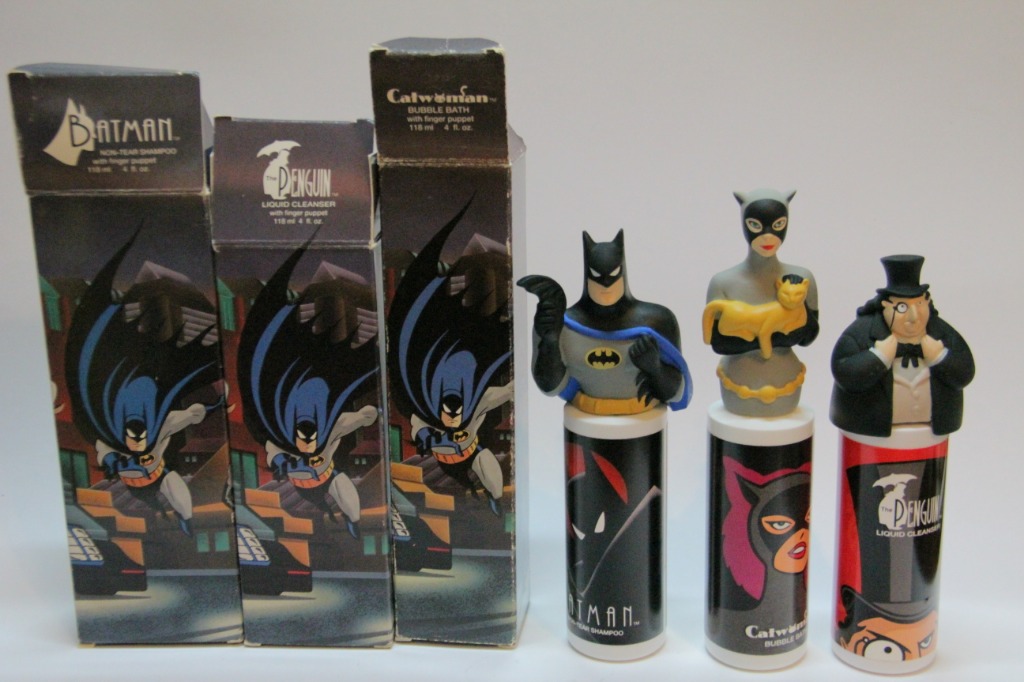 Batman Animated Series Shampoo Bottles SUPER RARE! Avon Prod. Catwoman ...