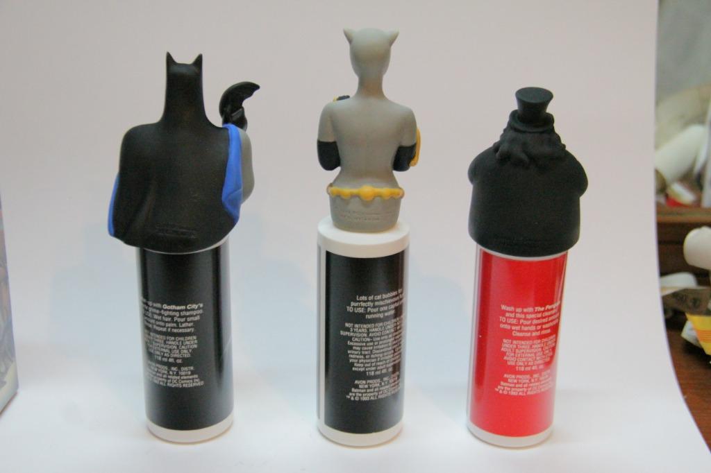 Batman Animated Series Shampoo Bottles SUPER RARE! Avon Prod. Catwoman ...