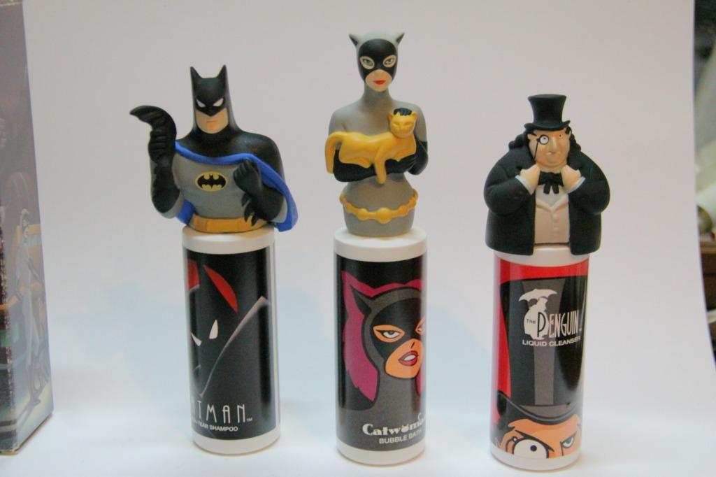 Batman Animated Series Shampoo Bottles SUPER RARE! Avon Prod. Catwoman ...