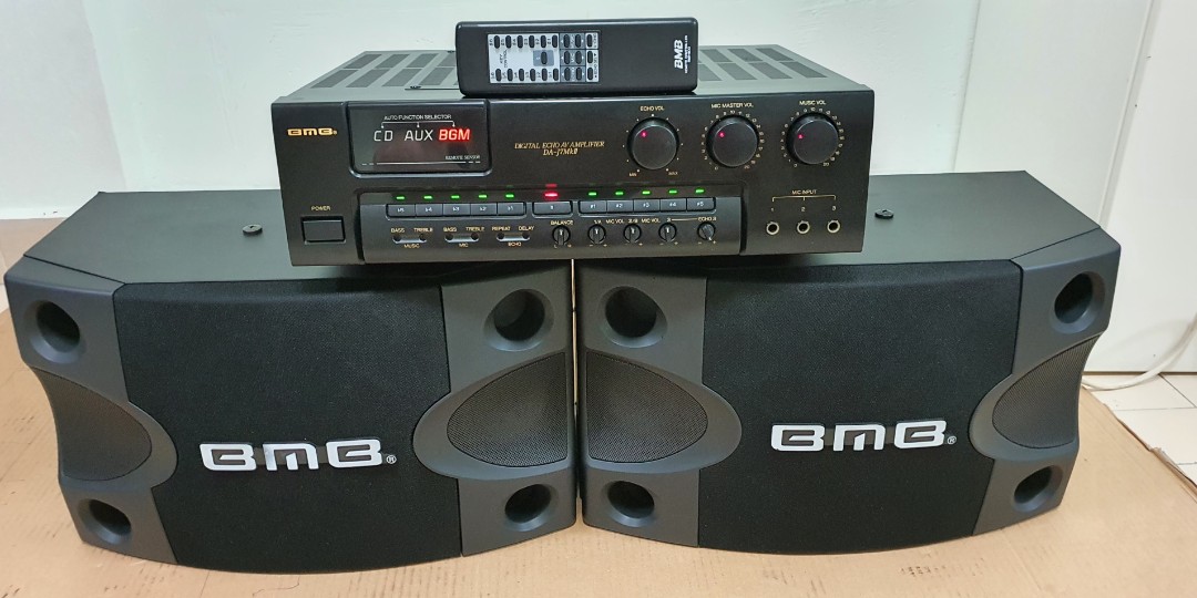 BMB Karaoke System. BMB karaoke amplifier and speaker (made in Japan ...