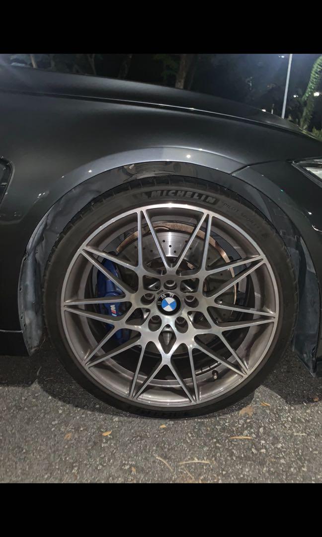 BMW 666m original rim, Car Accessories, Tyres & Rims on Carousell