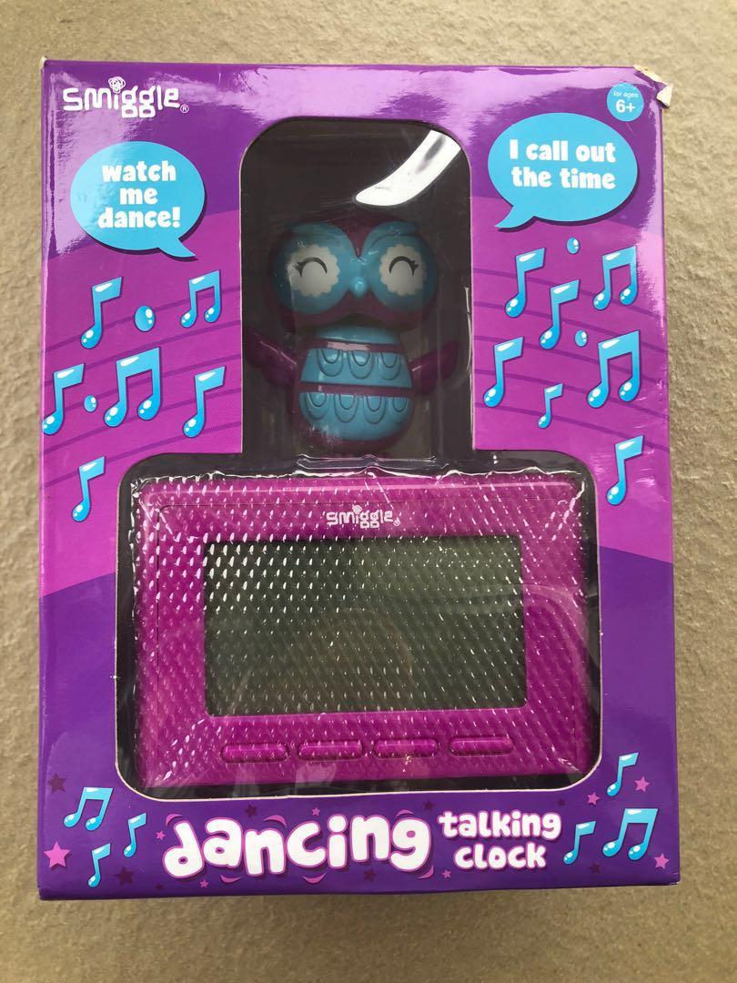 Brand new Smiggle dancing talking clock, Hobbies & Toys, Stationery ...