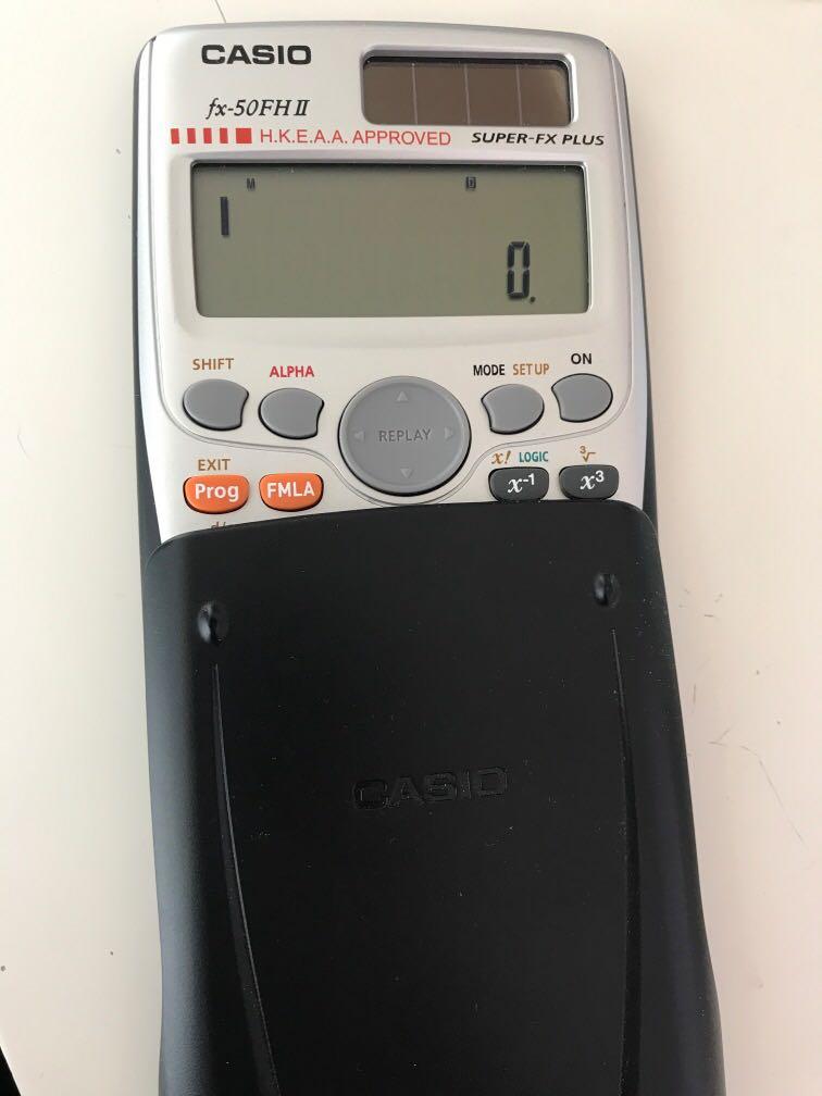 CASIO fx-50FH II 計算機, 男裝, 手錶及配件, 手錶 - Carousell