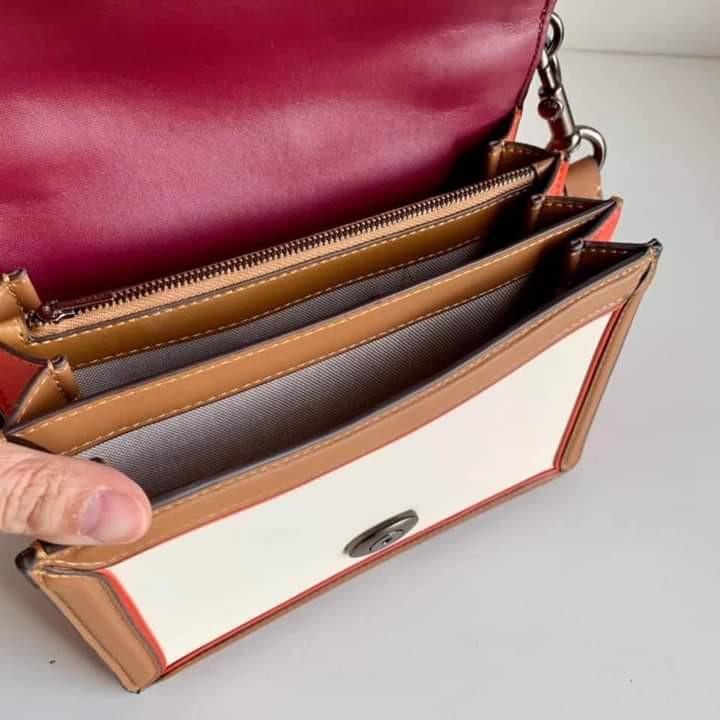 Coach Riley Top Handle in Colorblock, Women's Fashion, Bags & Wallets ...