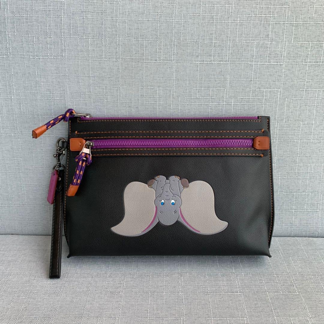 Disney X Coach Academy Pouch With Dumbo, Women's Fashion, Bags ...