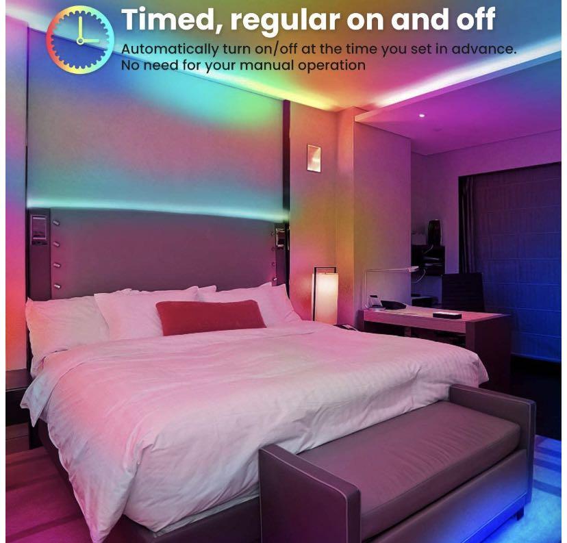 Elfeland EL-SL-002 Led Strip Light, Furniture & Home Living, Lighting ...