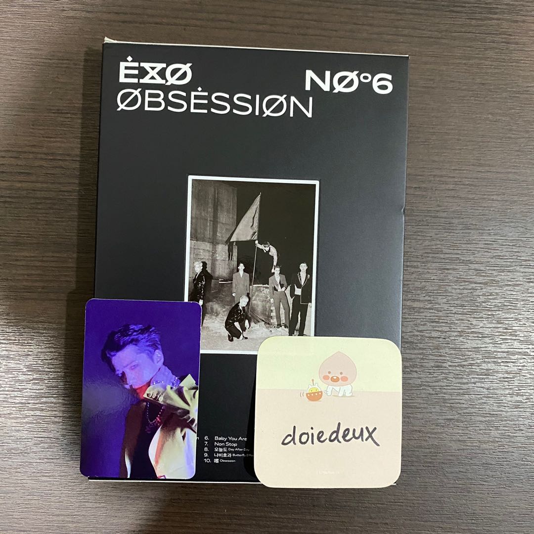 [EXO] OBSESSION Album Obsession Version, Hobbies & Toys, Memorabilia ...