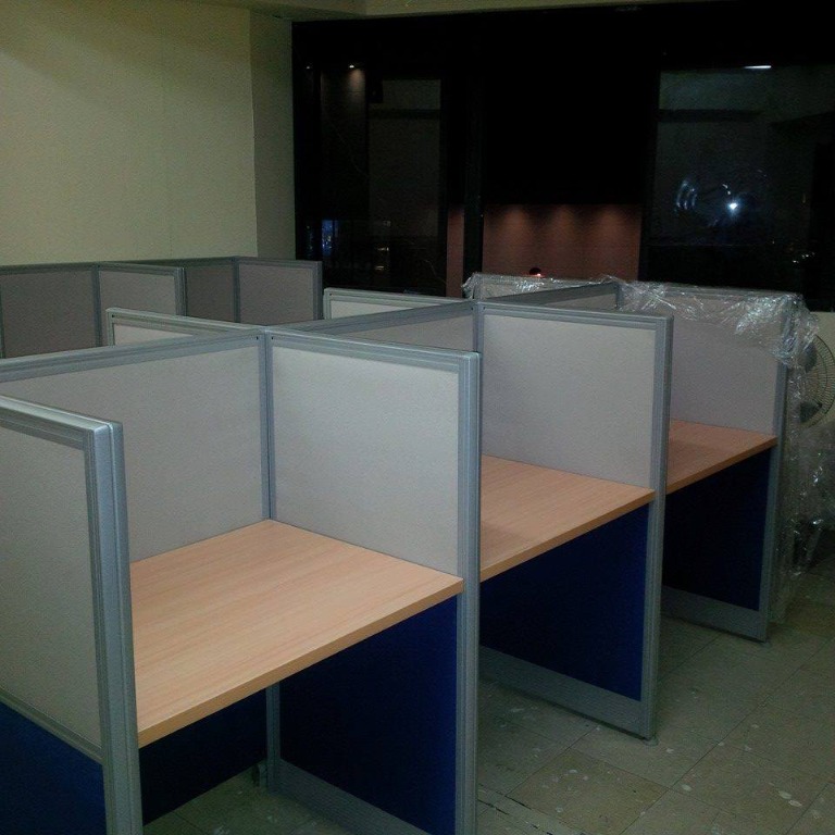 FREESTANDING MULTIPLE TABLE OFFICE PARTITIONS, Furniture & Home Living ...