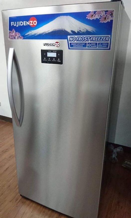 FUJIDENZO DUAL FUNCTION UPRIGHT FREEZER NFU140SS, TV & Home Appliances ...
