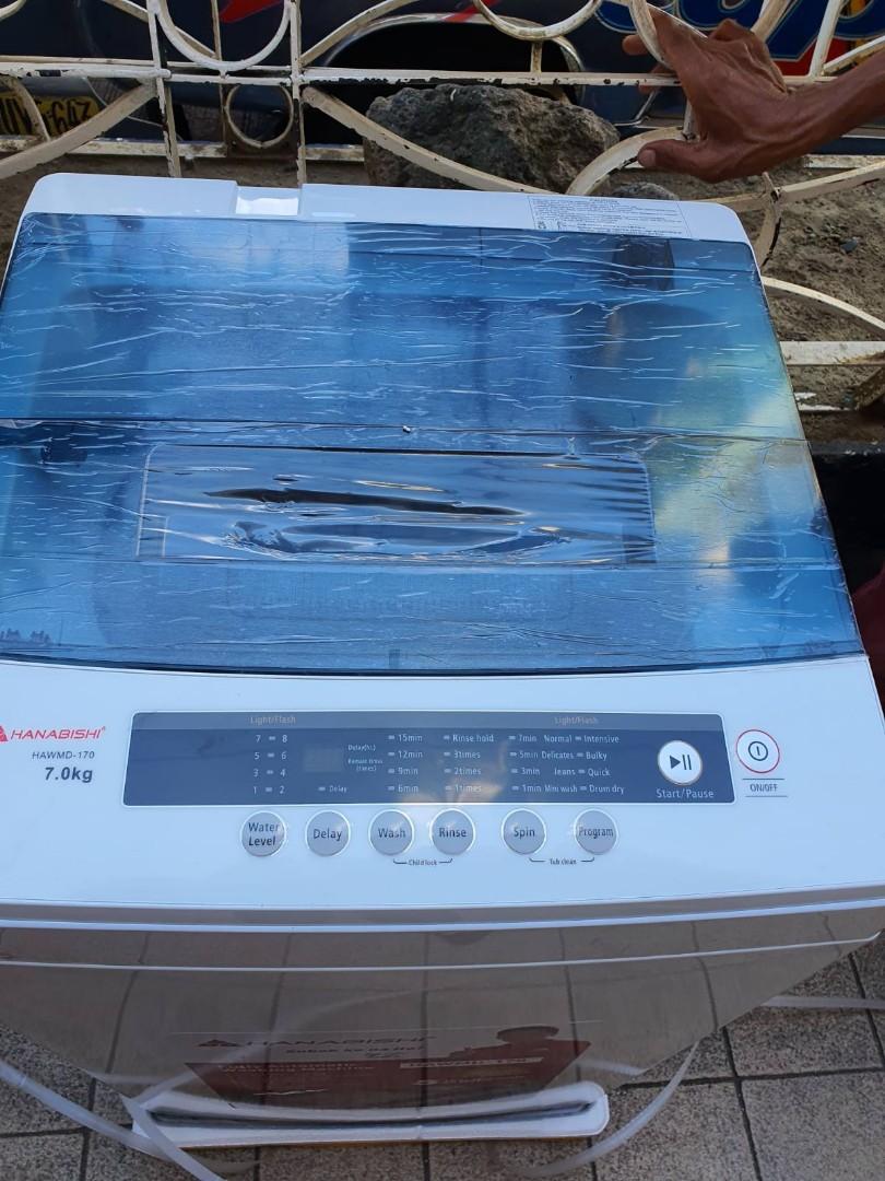Hanabishi automatic washing machine, TV & Home Appliances, Washing ...