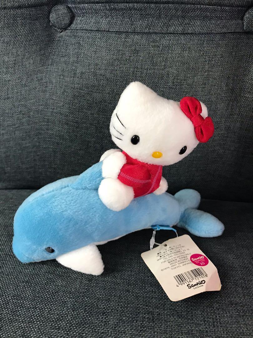 Hello Kitty Riding Dolphin, Hobbies & Toys, Toys & Games on Carousell