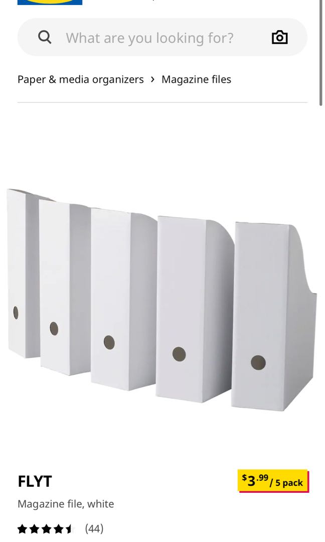 IKEA magazine / document file holder (5 pieces) - BNIB!!!, Hobbies ...