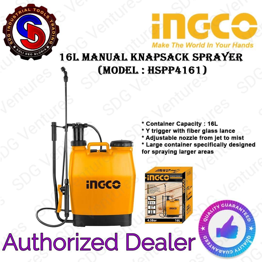 INGCO 16L Manual Knapsack Sprayer, Furniture & Home Living, Gardening ...