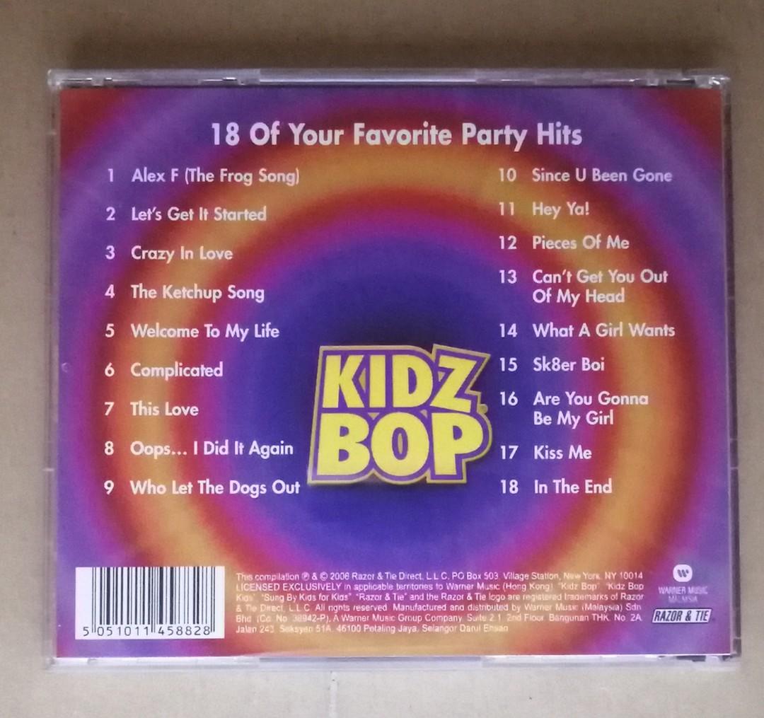 KIDZ BOP 18 Favorite Party Hits CD, Hobbies & Toys, Music & Media, CDs ...