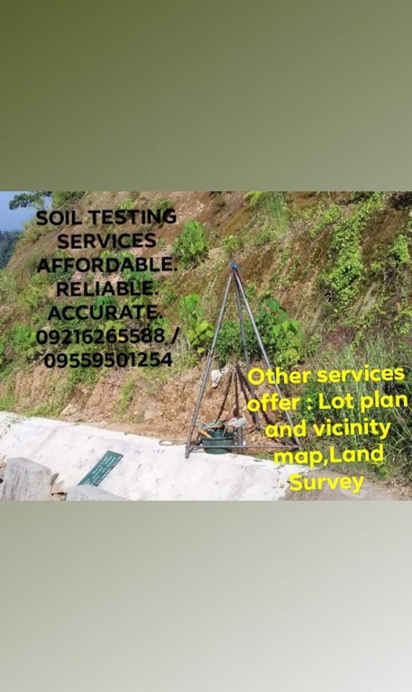 Land Soil test boring test topo survey lot plan vicinity, Commercial ...