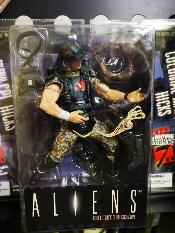 McFarlane Colonial Marine CPL Hicks + Rare Collectors club exclusive ...