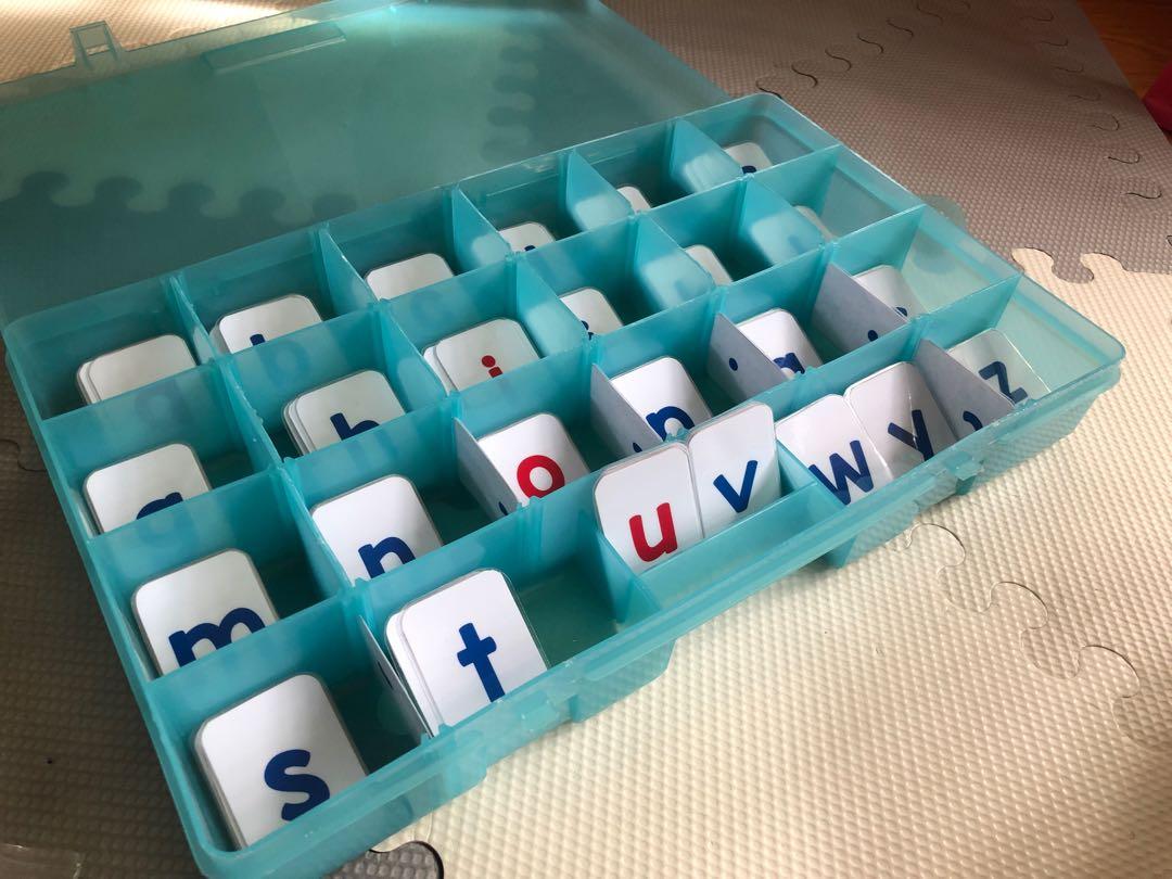 Montessori Laminated Alphabet Box, Babies & Kids, Baby Nursery & Kids ...