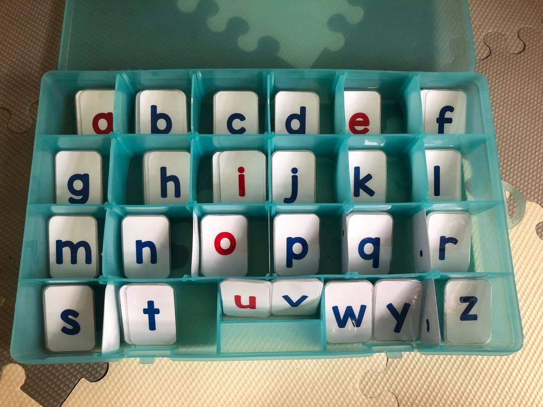 Montessori Laminated Alphabet Box, Babies & Kids, Baby Nursery & Kids ...