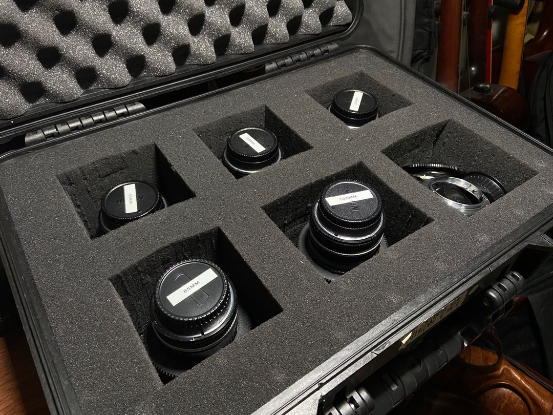 Nikon Cine modded lens set, Photography, Video Cameras on Carousell