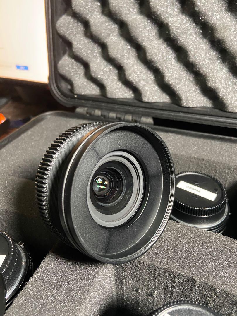 Nikon Cine modded lens set, Photography, Video Cameras on Carousell