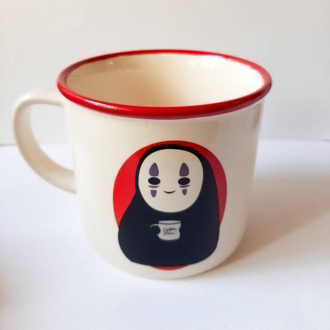 (SOLD) No Face ( Spirited Away) Mug, Furniture & Home Living, Cleaning ...