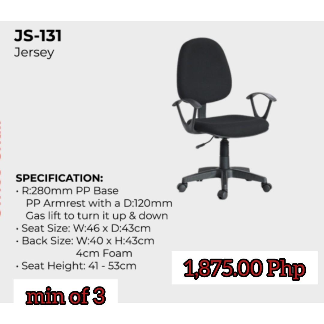 office chair (JS- 131 ), Furniture & Home Living, Furniture, Chairs on ...