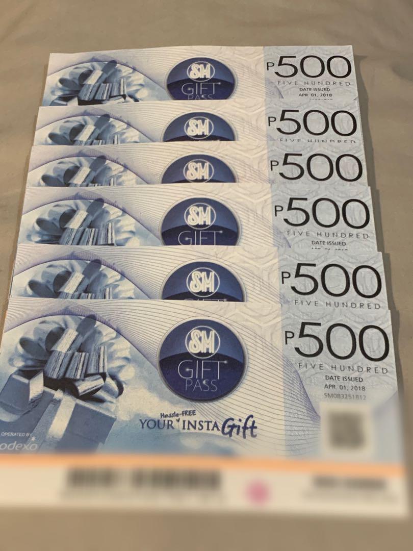 P3 000 SM Gift Check Gift Certificate NO EXPIRATION Tickets p3-000-sm-gift-check-gift-certificate-no-expiration-tickets