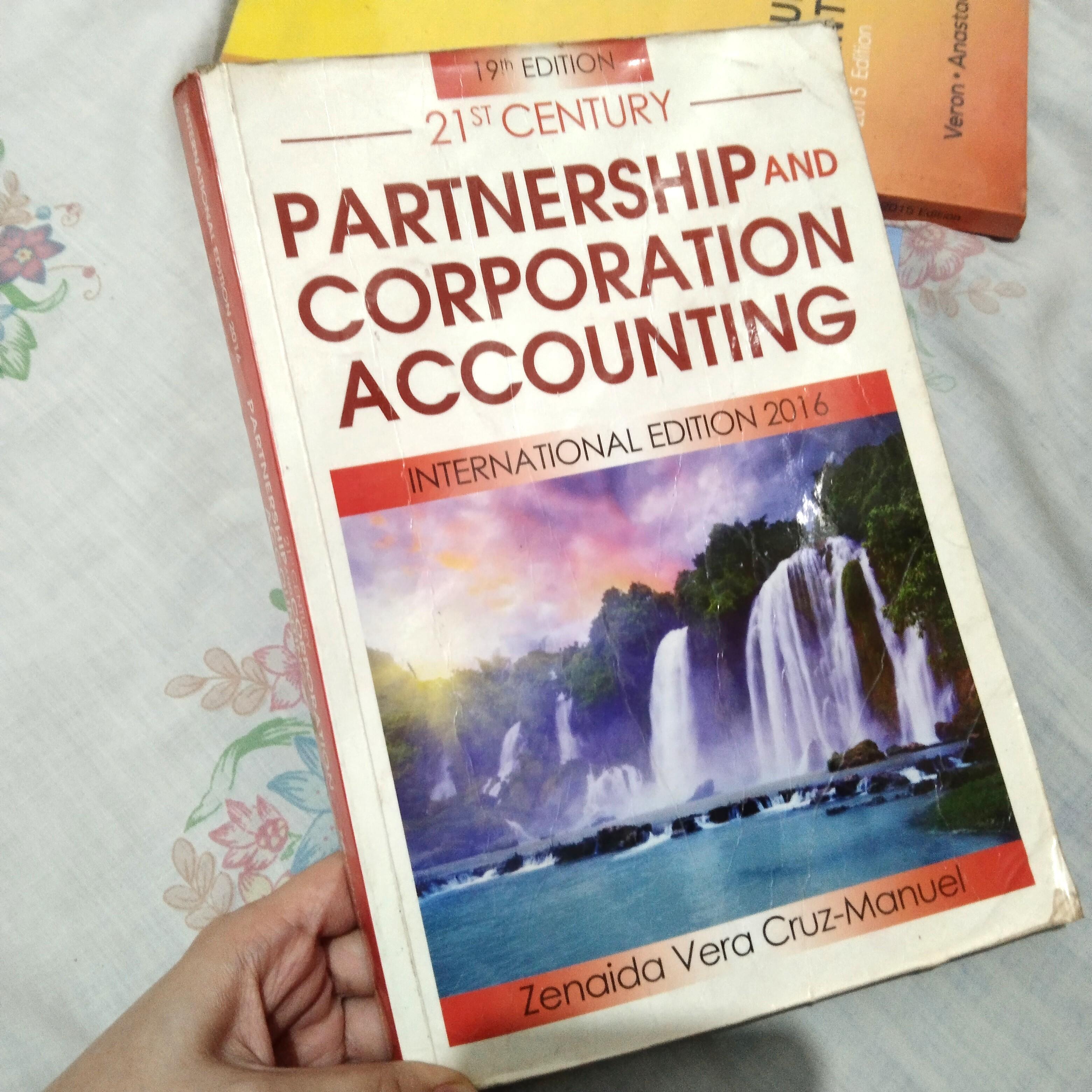 Partnership and Corporation Accounting by Zenaida Vera Cruz-Manuel ...