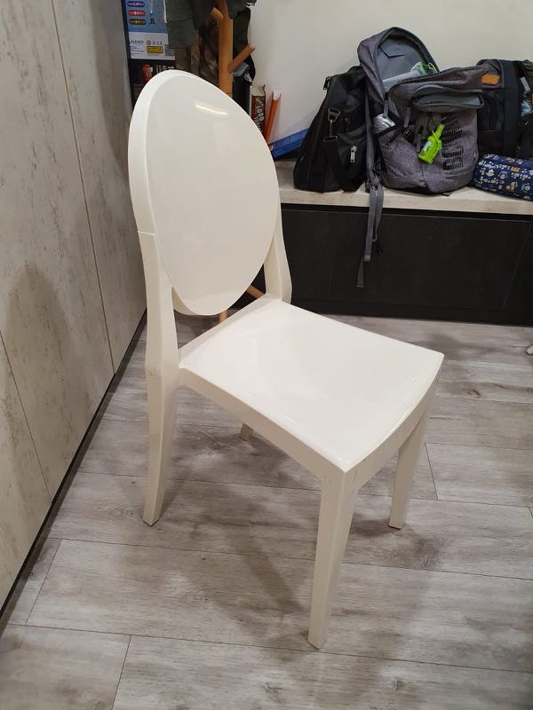 Philip Starks inspired acrylic chairs, Furniture & Home Living ...