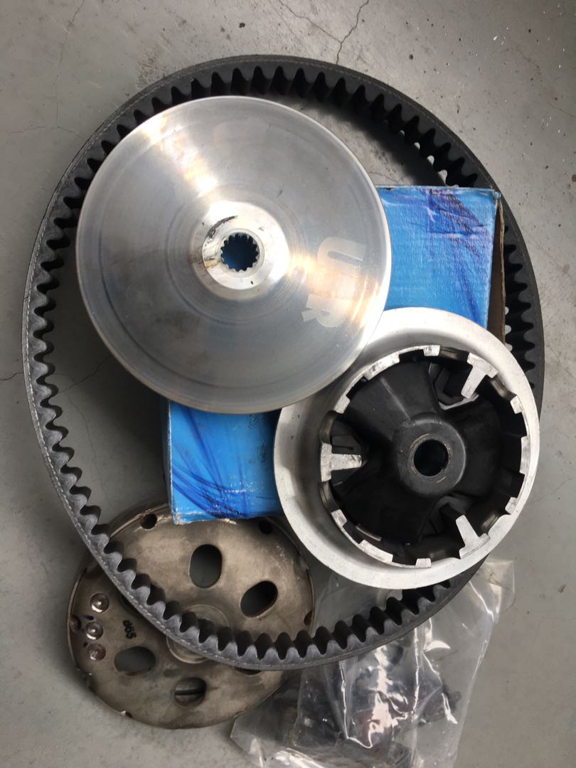 Pulley set for Aerox, Motorcycles, Motorcycle Accessories on Carousell