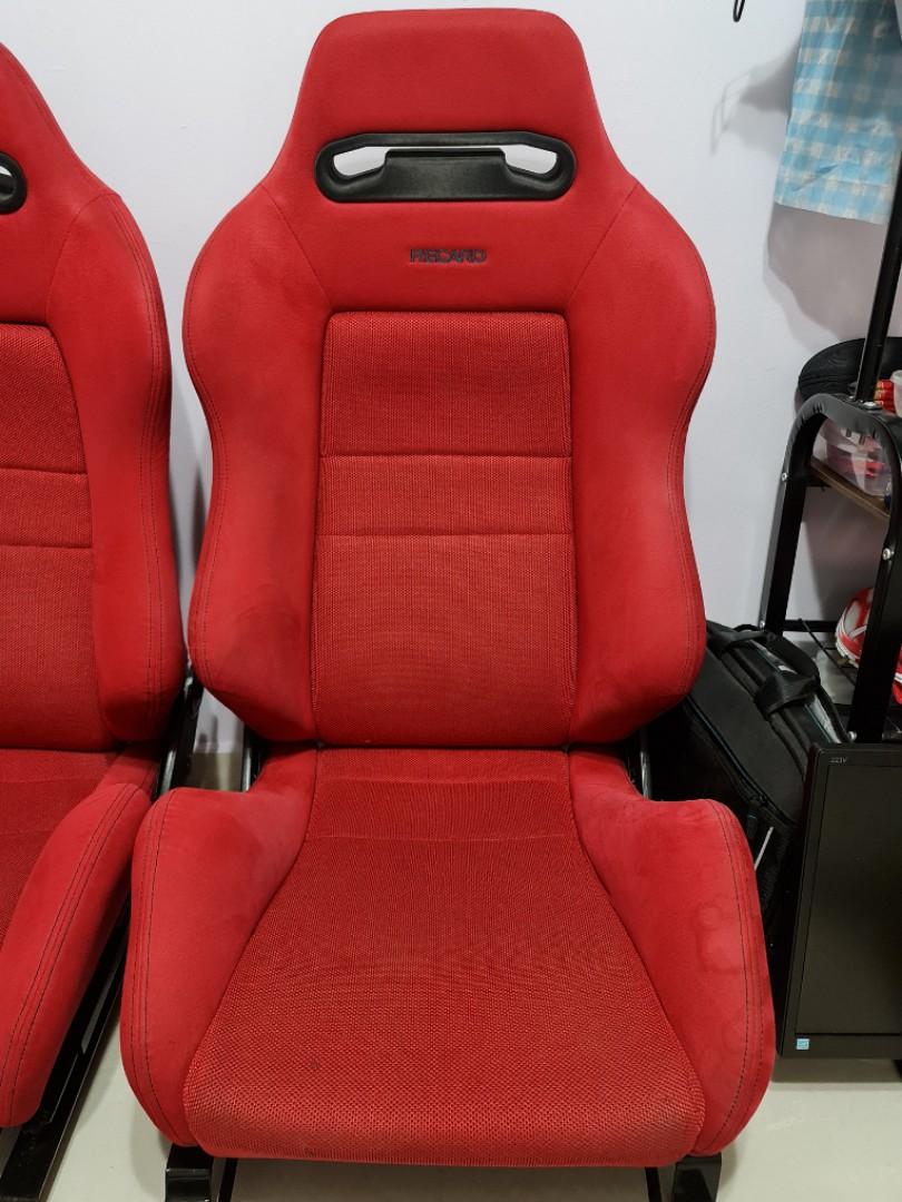 Recaro EK9/DC2 Civic/Integra Type R SR3 Alcantara Suede seats, Car ...