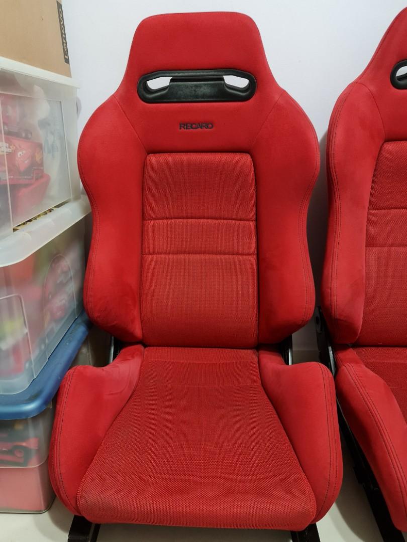 Recaro EK9/DC2 Civic/Integra Type R SR3 Alcantara Suede seats, Car ...