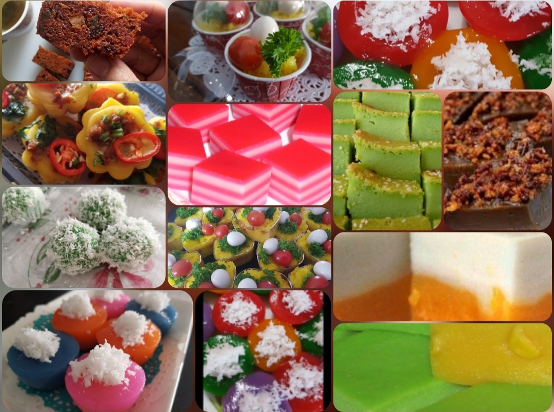 Semua Kuih ada, putri salat/Kuih talam/ Kuih kaswi /koleh koleh / Kuih ...