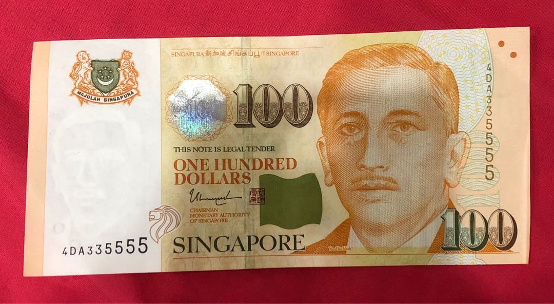 Singapore $100 Dollar Note, Hobbies & Toys, Memorabilia & Collectibles ...