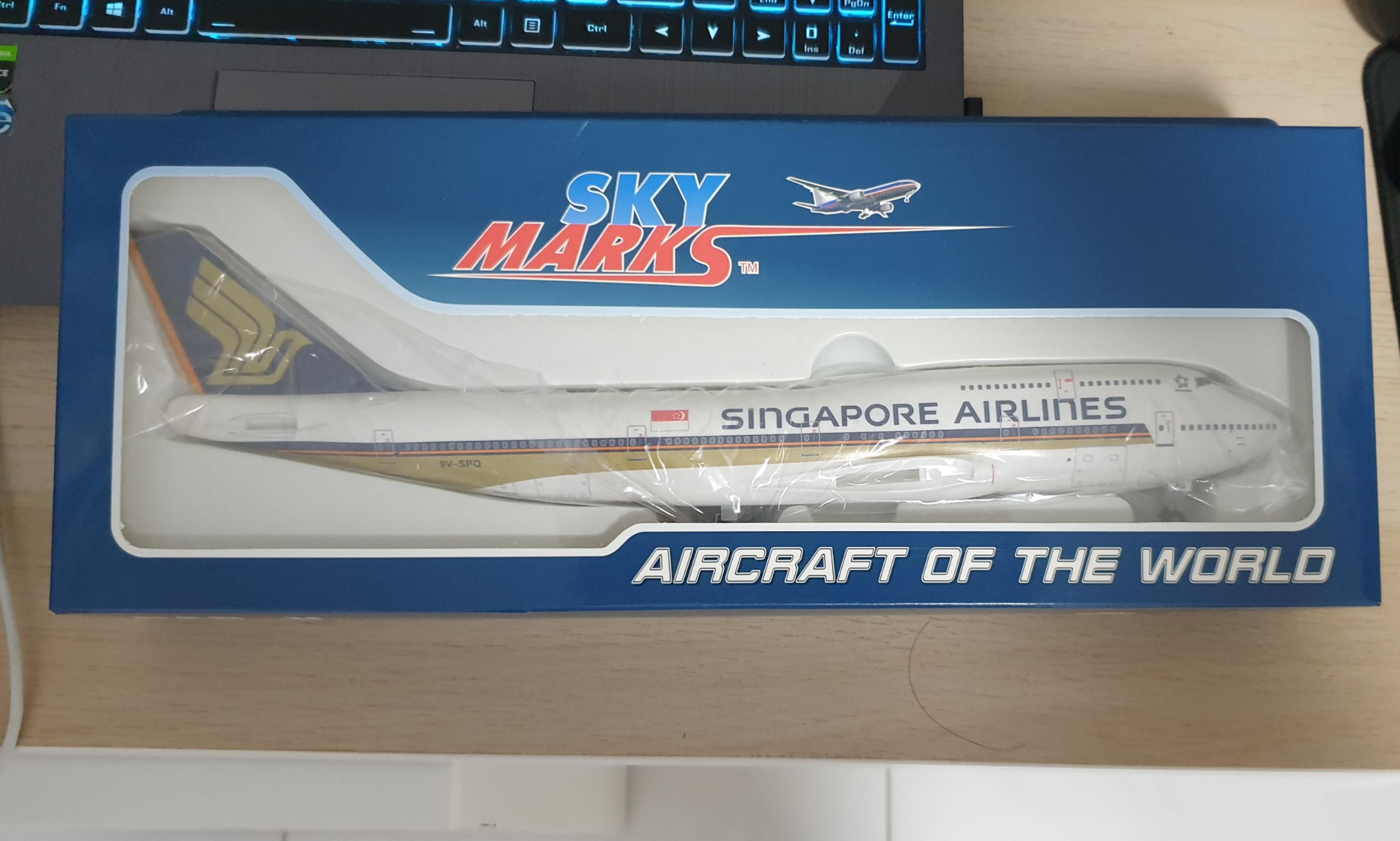 Skymarks 1/200 Singapore Airlines 747 9V-SPQ final flight, Hobbies ...